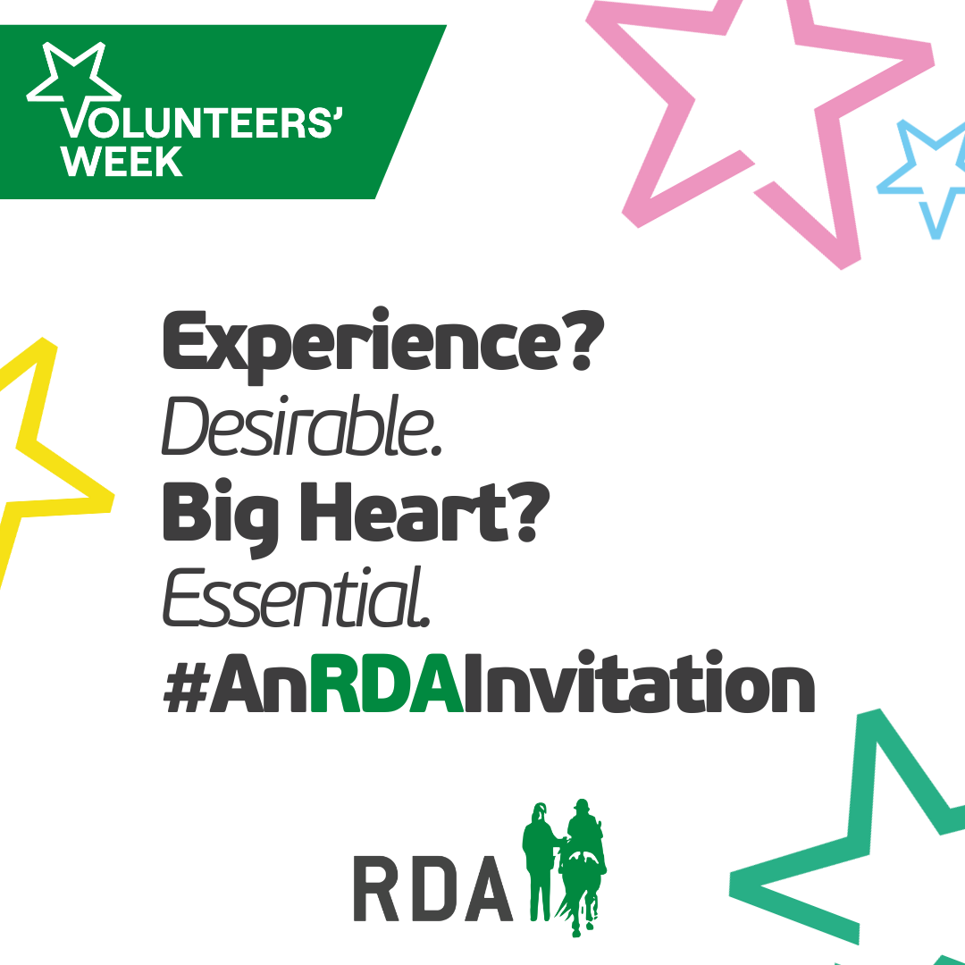Volunteers Week 2025 - Riding for the Disabled Association (RDA)