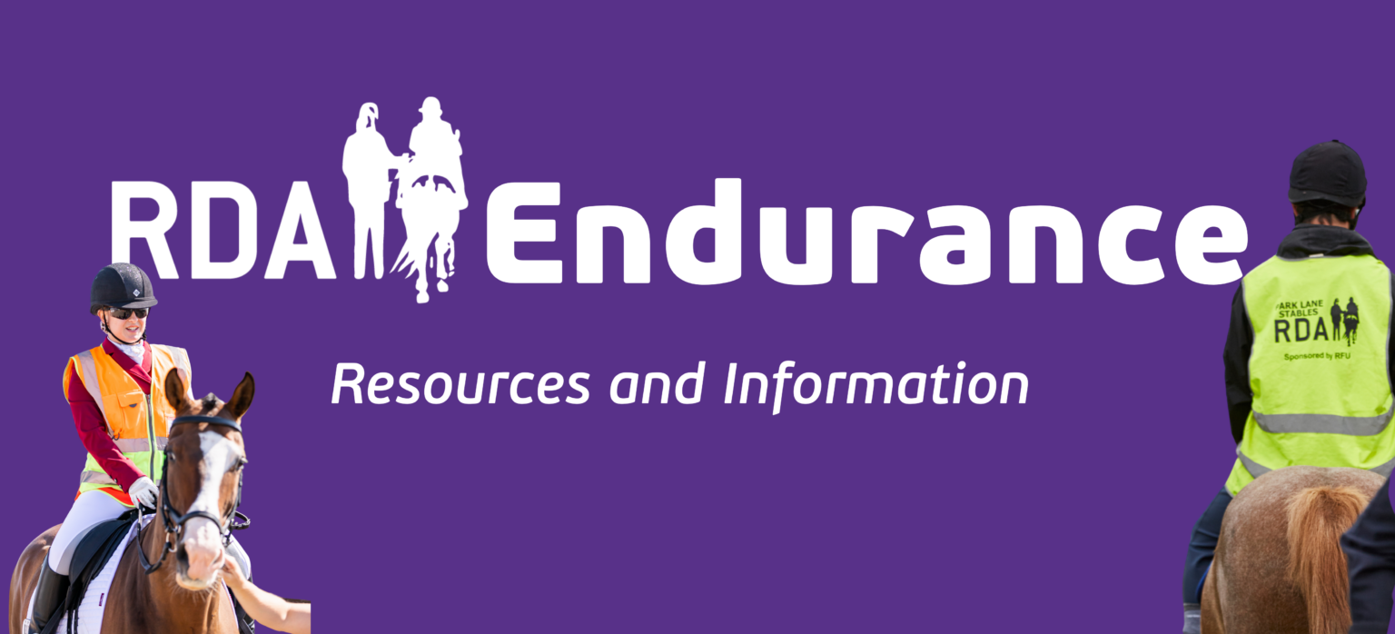 Endurance - Riding for the Disabled Association (RDA)