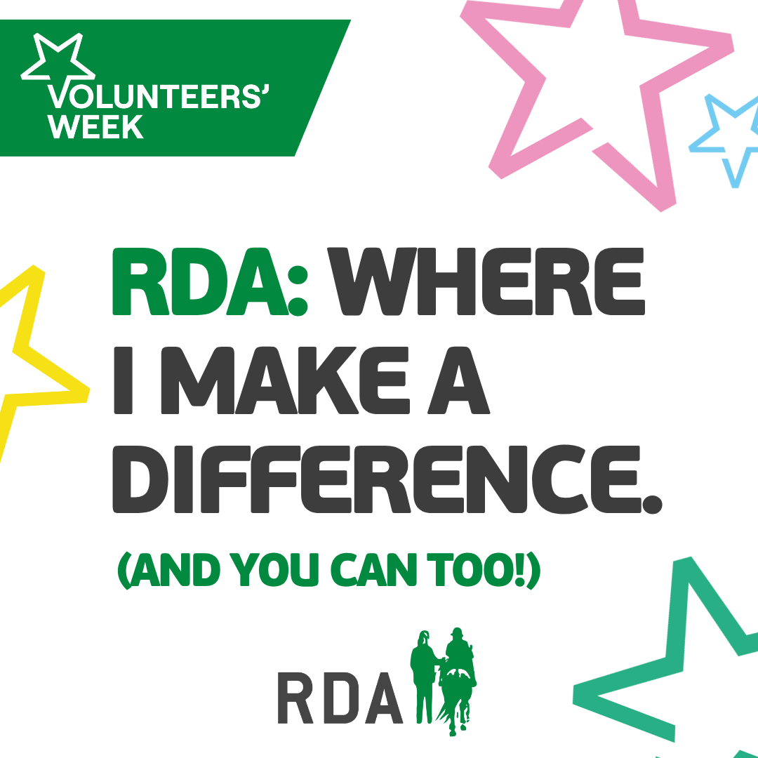 Volunteers Week 2025 - Riding for the Disabled Association (RDA)
