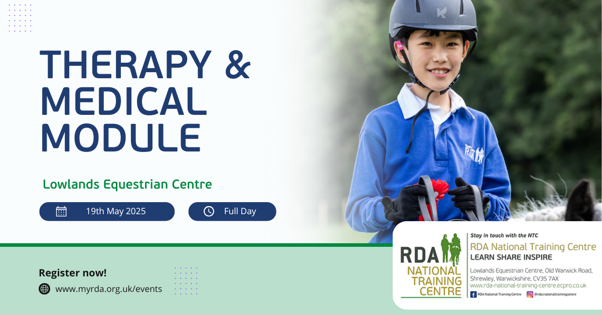 Therapy and Medical Module - Riding for the Disabled Association (RDA)